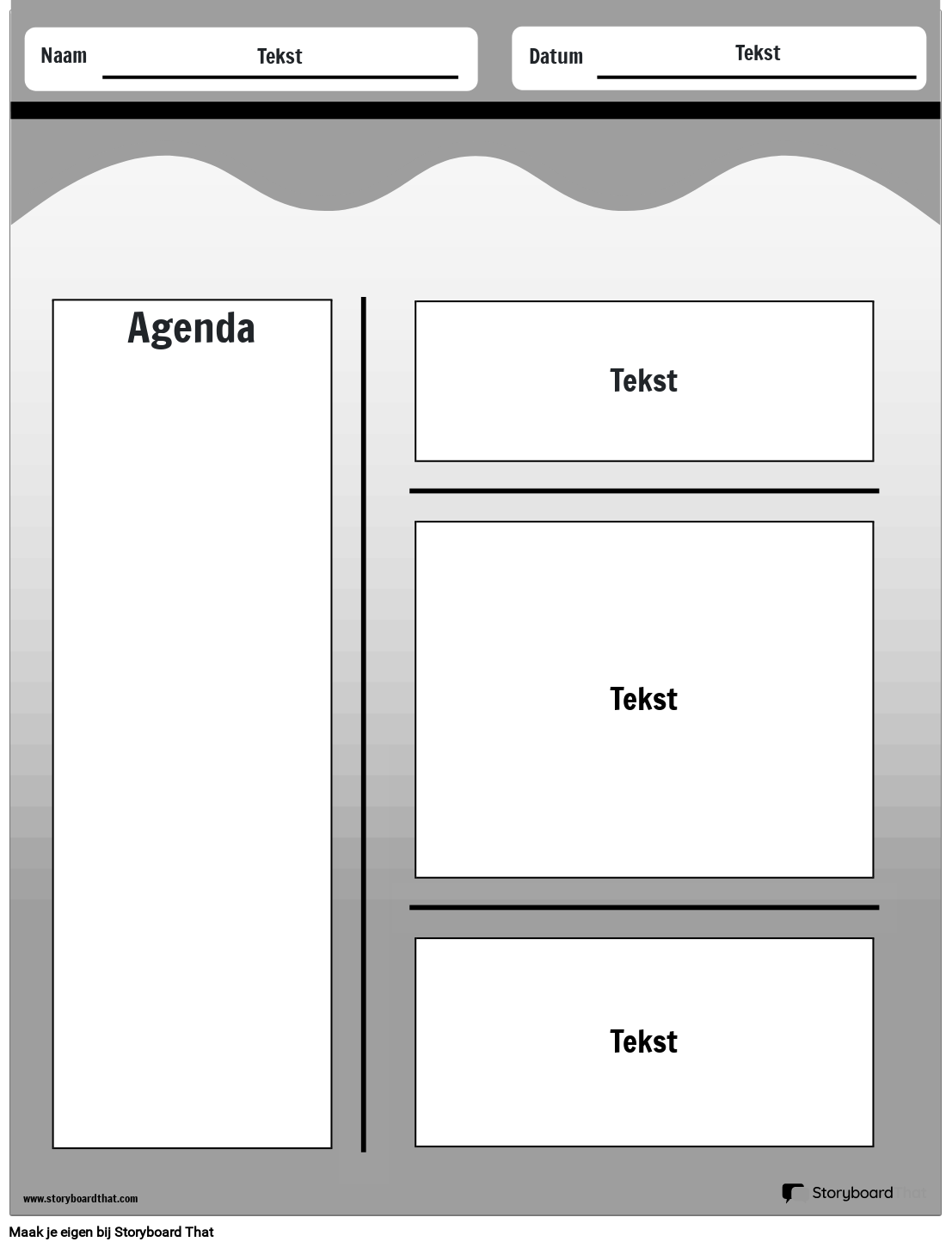 Agenda 3 Storyboard by nl-examples