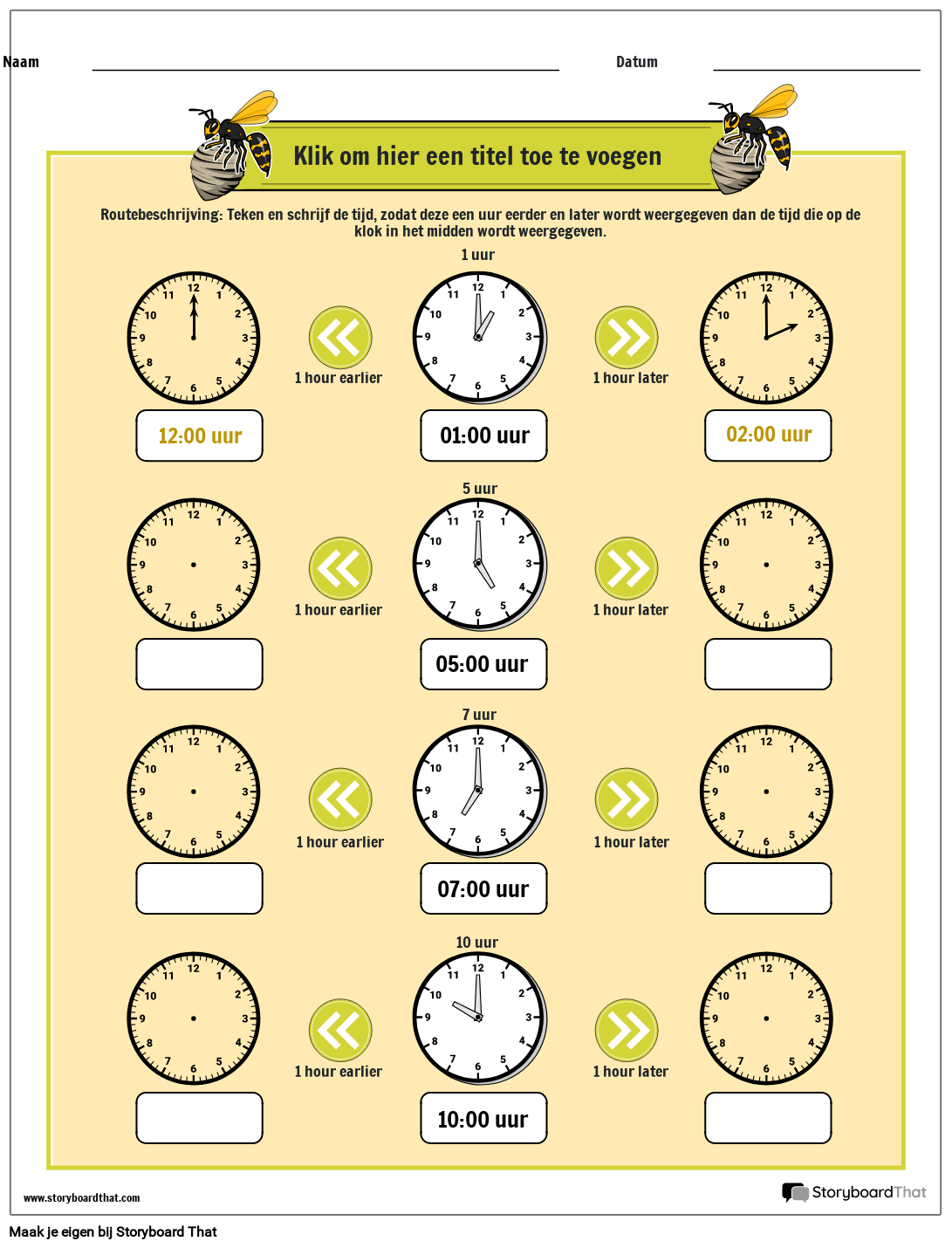 BIJENTHEMA - WERKBLADEN VOOR VERSTREKEN TIJD - VROEGER EN LATER
