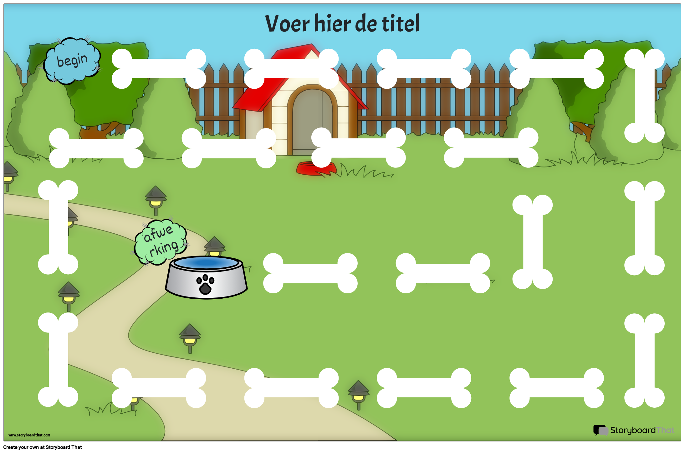 Bordspel Template | Maak Classroom Games