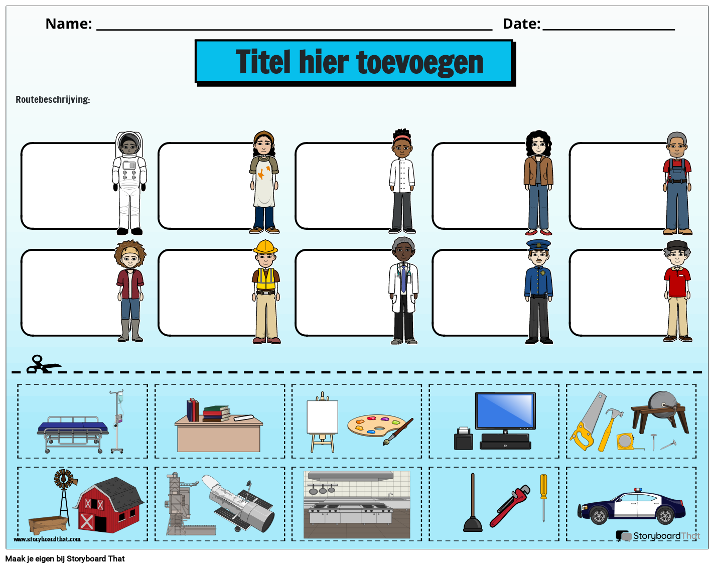 Werkbladen Voor Community Helpers Community Workers / My School