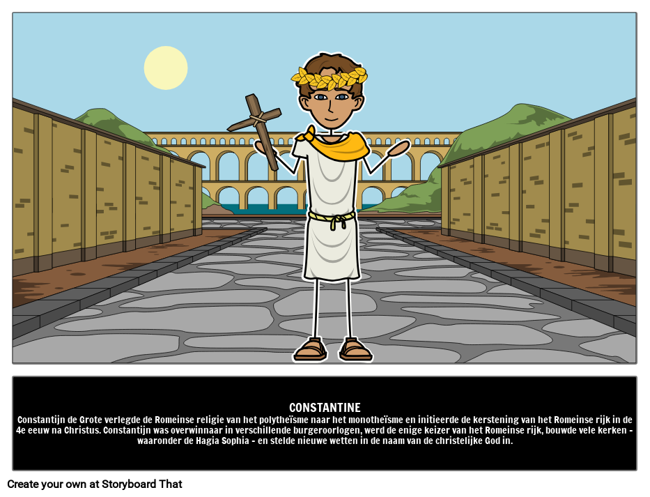 Keizer Constantijn Storyboard por nl-examples