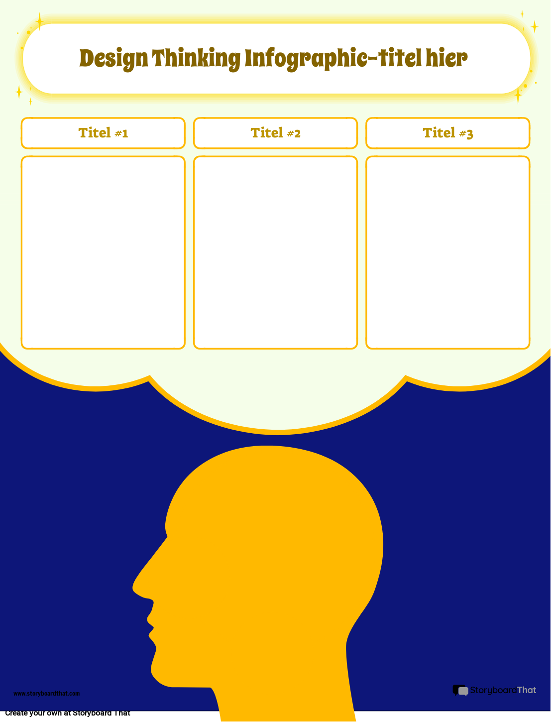 Corporate Design Denken Infographic Sjabloon 3