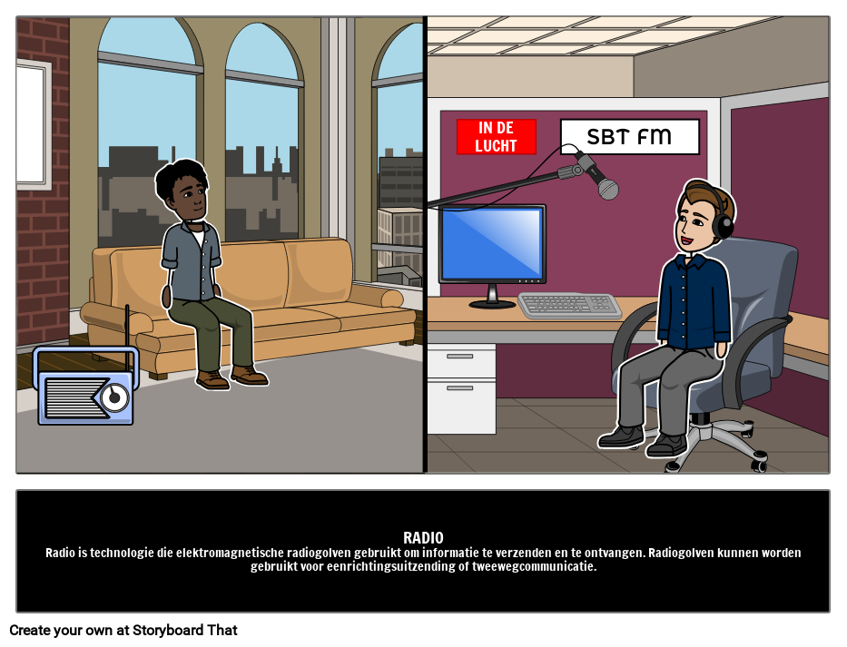 De Radio Storyboard por nl-examples