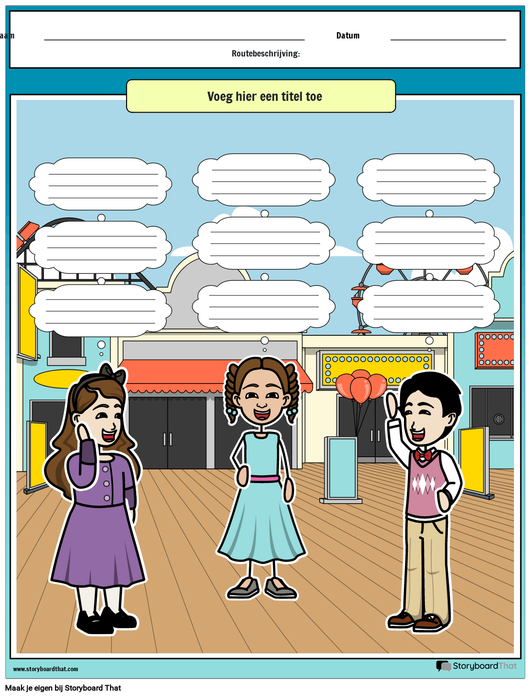 Dialoog schrijven met aanhalingstekens werkblad