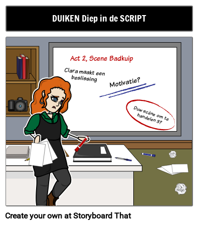 Duiken Diep in de Script Storyboard por nl-examples