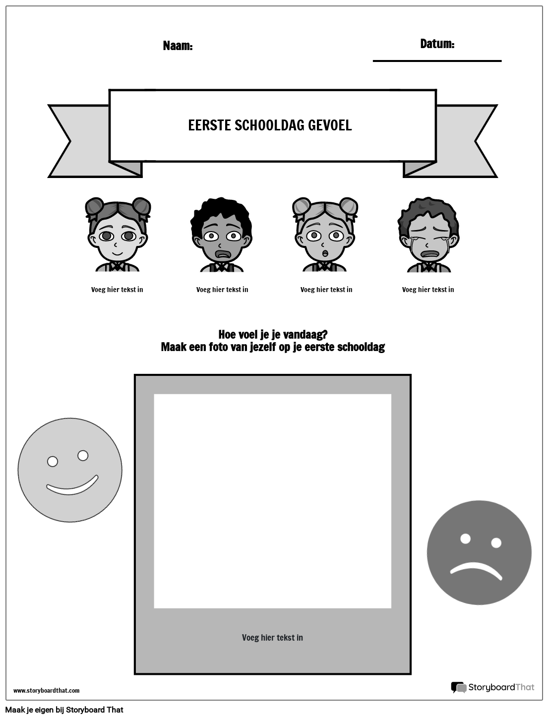 IJsbreker Eerste Lesdag Storyboard por nl-examples