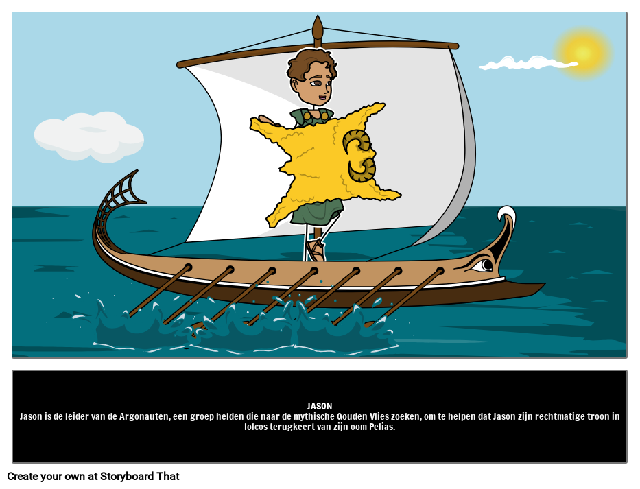Jason: Leider van de Argonauten القصة المصورة من قبل nl-examples