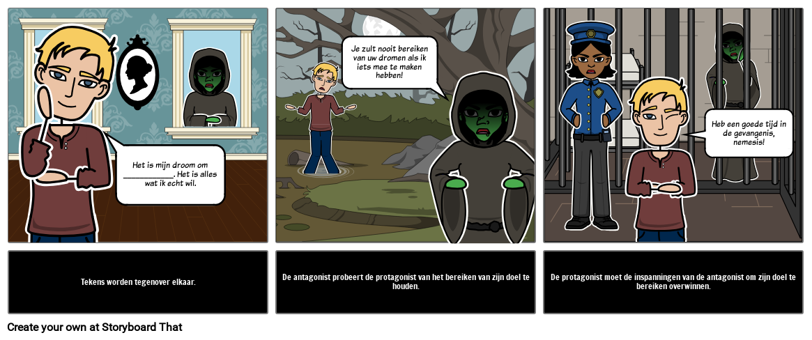 Man vs Man Storyboard af nl-examples
