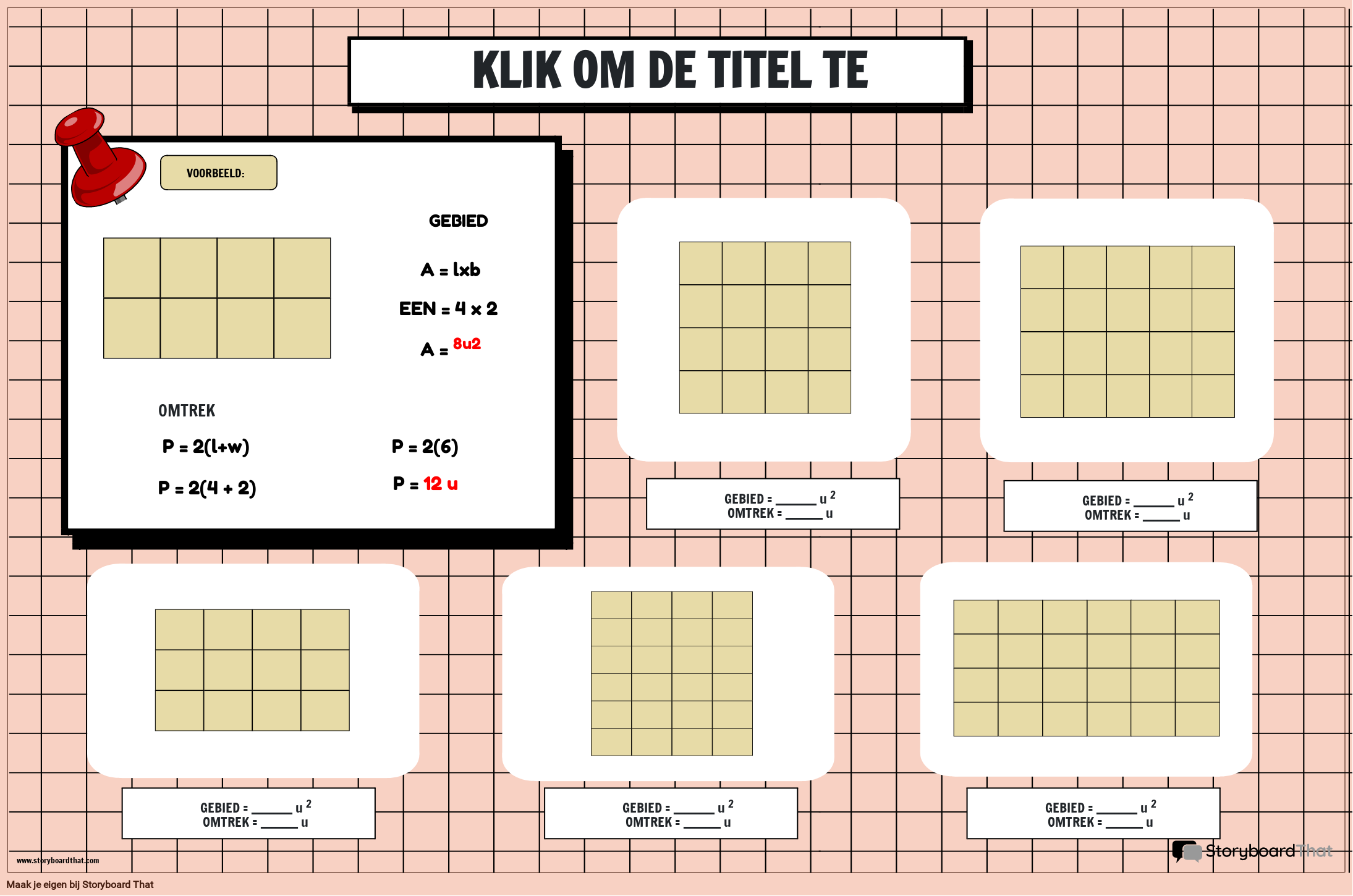 Rastergebied en Omtrekposter Storyboard por nl-examples