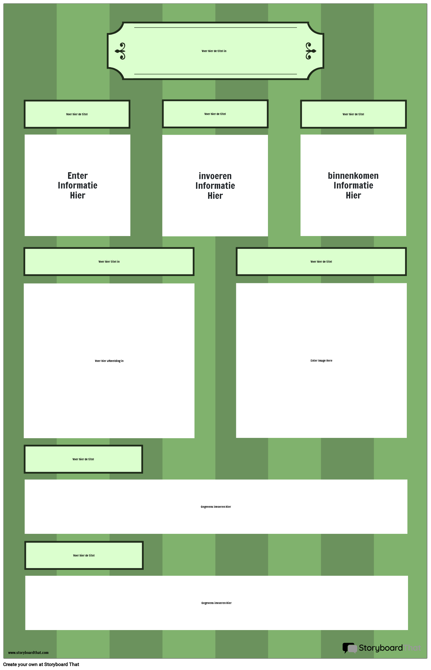 Science Fair Poster Verticaal Storyboard Door nl-examples