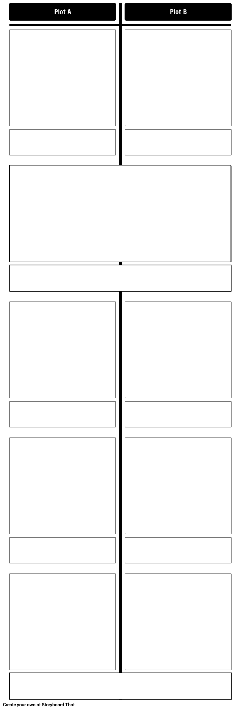 Sjabloon Met Parallelle Verhalen 1 Storyboard By Nl Examples