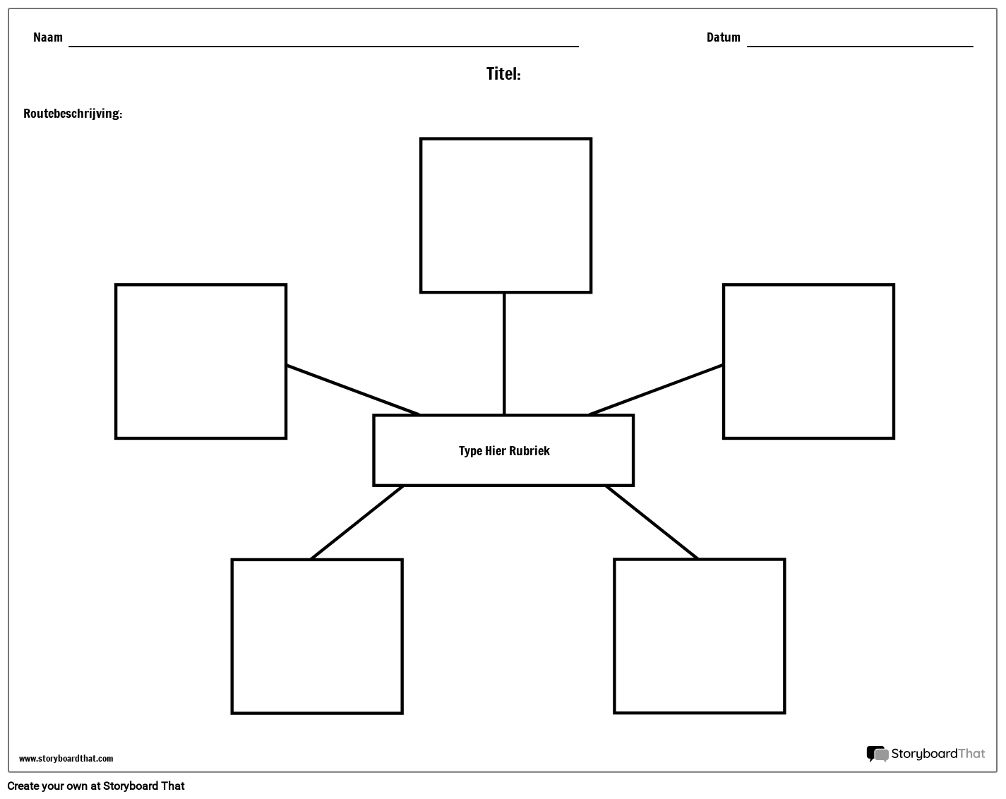 Spider Map - 5 Storyboard by nl-examples