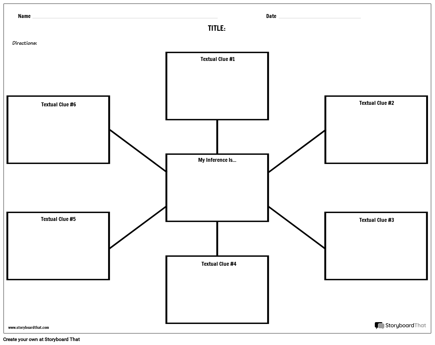 Spider Map Landscape BW voor gevolgtrekkingen en tekstuele aanwijzingen