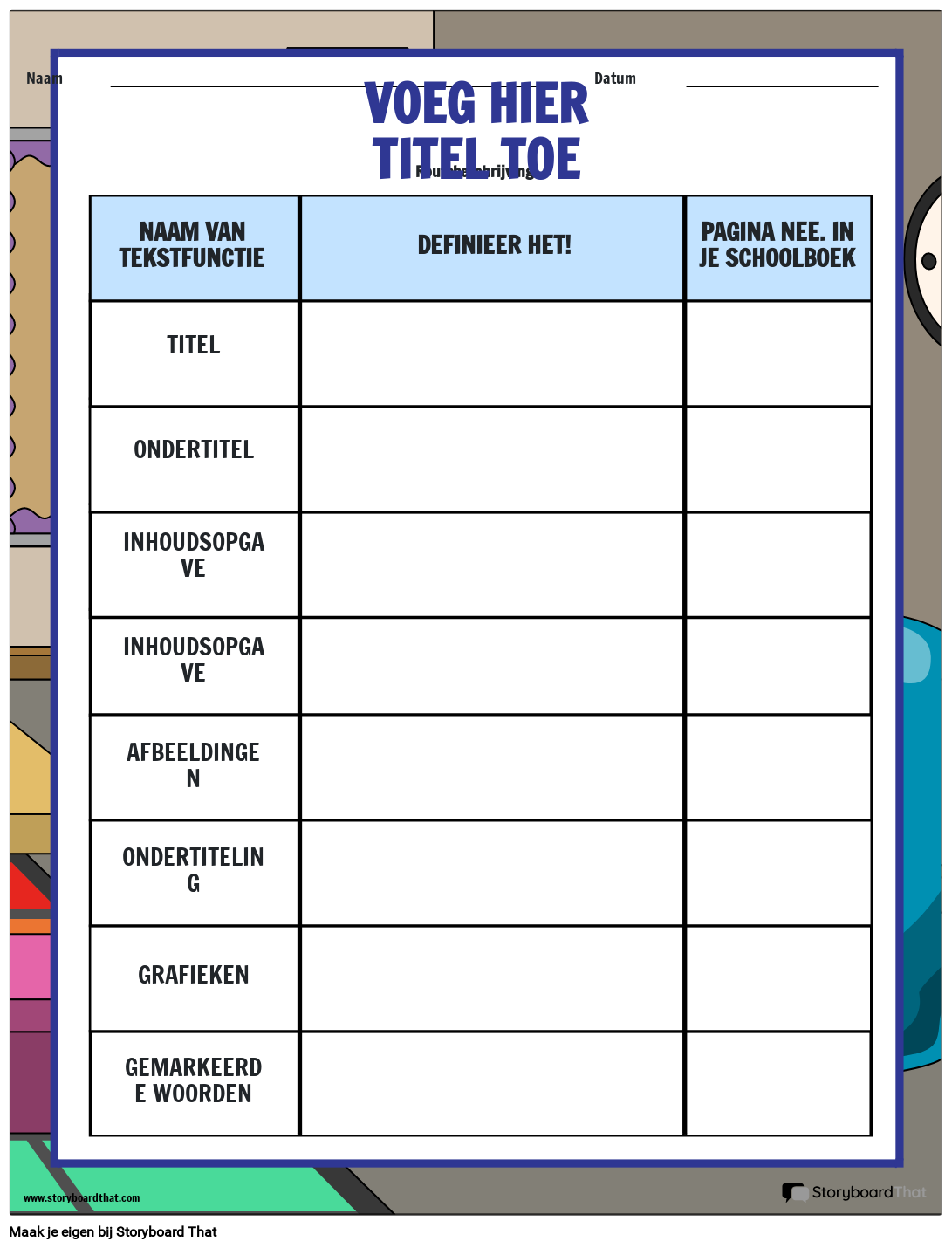 Tekstkenmerken in een Boekwerkblad Definiëren en Verkennen