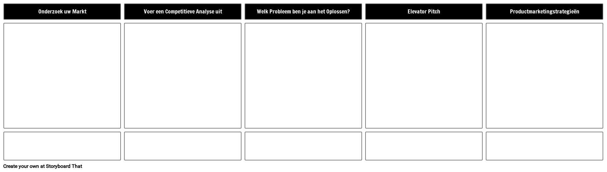 Value Proposition Template Storyboard por nl-examples