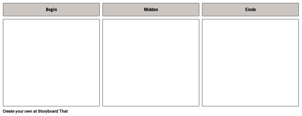 Vertel een verhaal - eenvoudig Storyboard by nl-examples