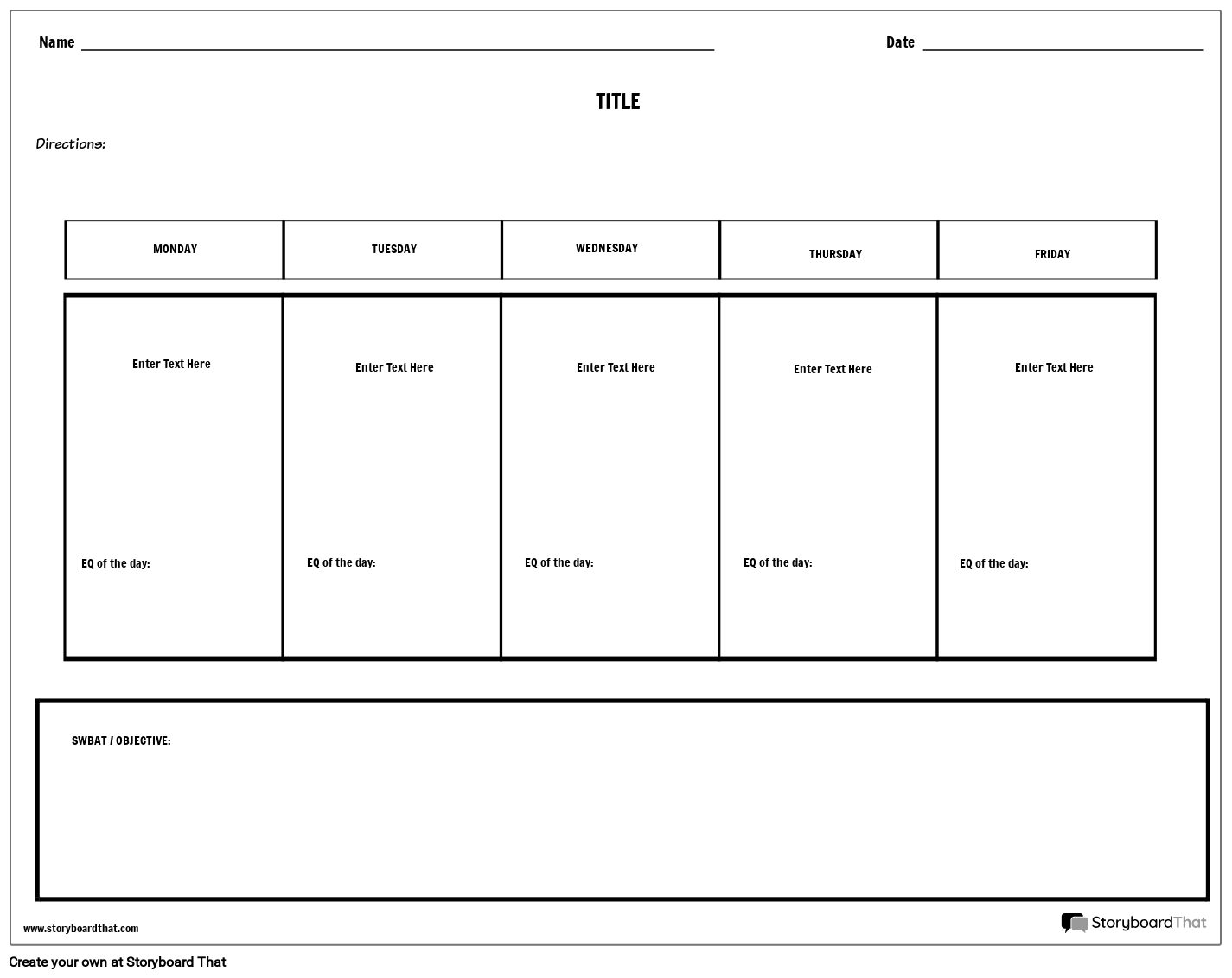 Wekelijkse Planner-sjablonen - Planner-werkbladen - Wekelijkse Planner ...