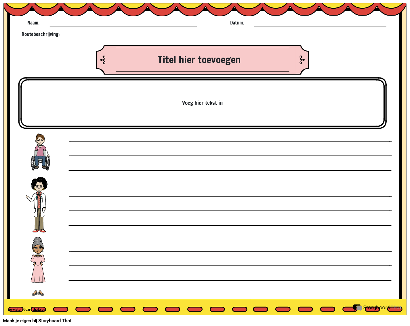 Werkblad Hoe Karakter de Dialoog Beïnvloedt Storyboard