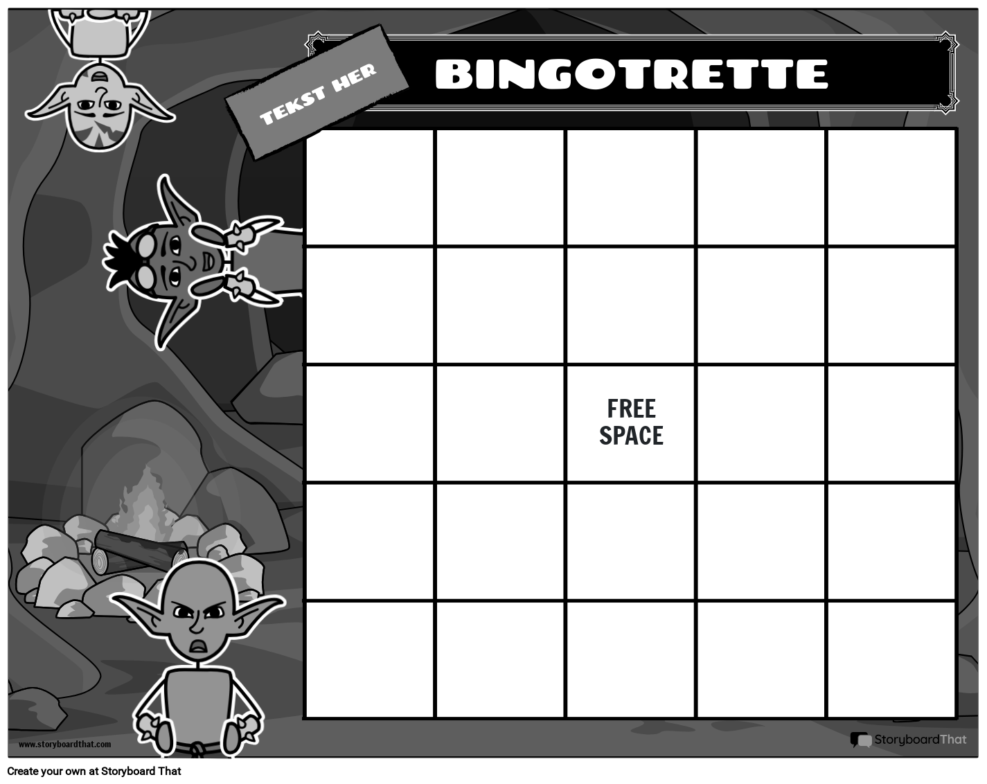 Bingobrett 5 BW Storyboard av no-examples