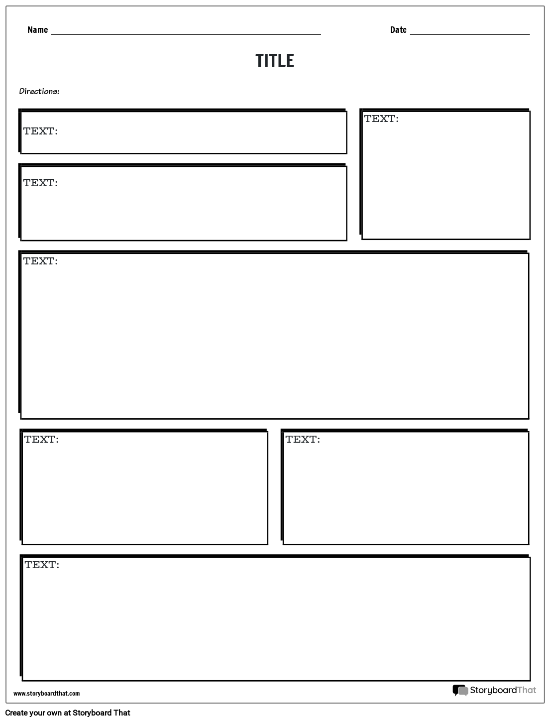 CV 5 Storyboard por no-examples