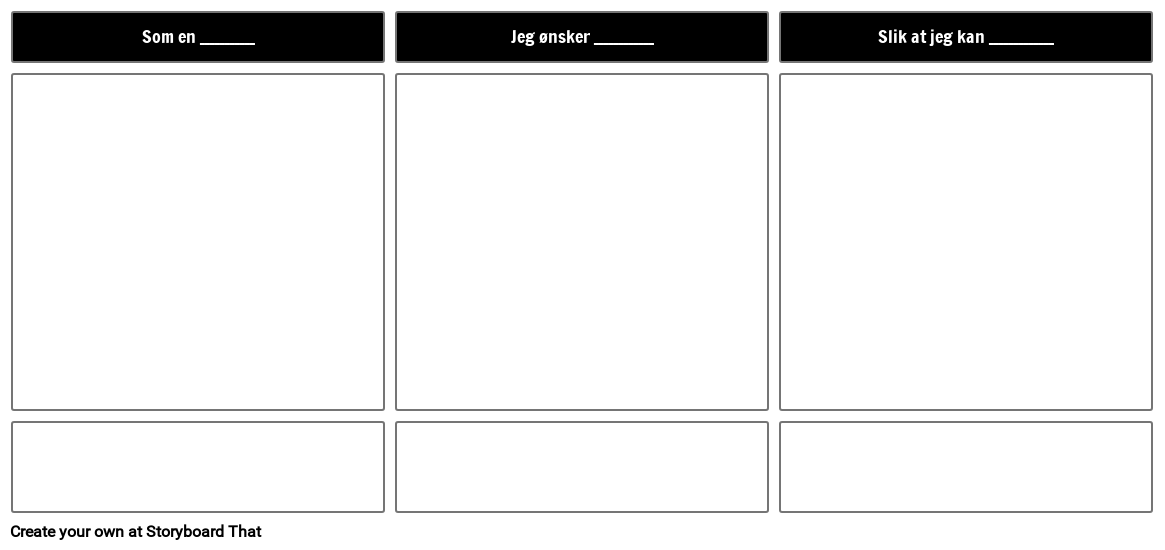 Epic User Story Template Storyboard af no-examples