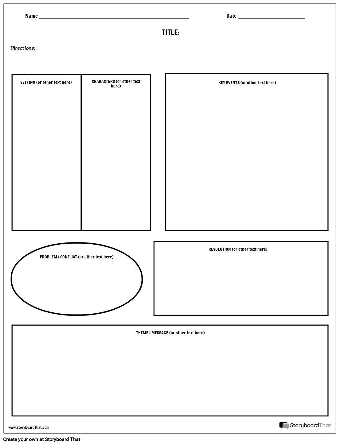 Historiekart - Blanke Bokser Storyboard by no-examples