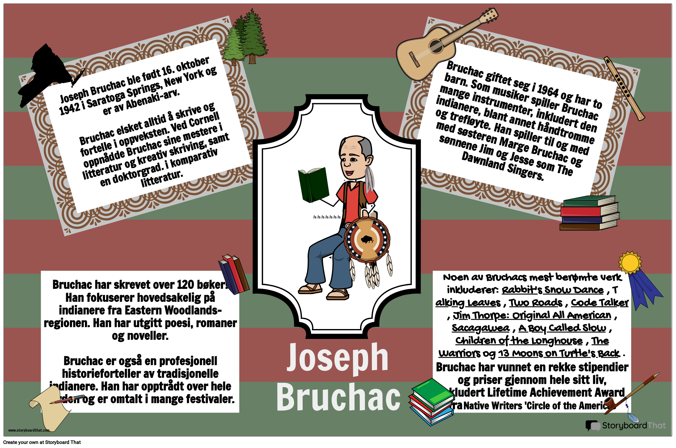 Urfolk i det Østlige Skogsområdet Biografi: Joseph Bruchac