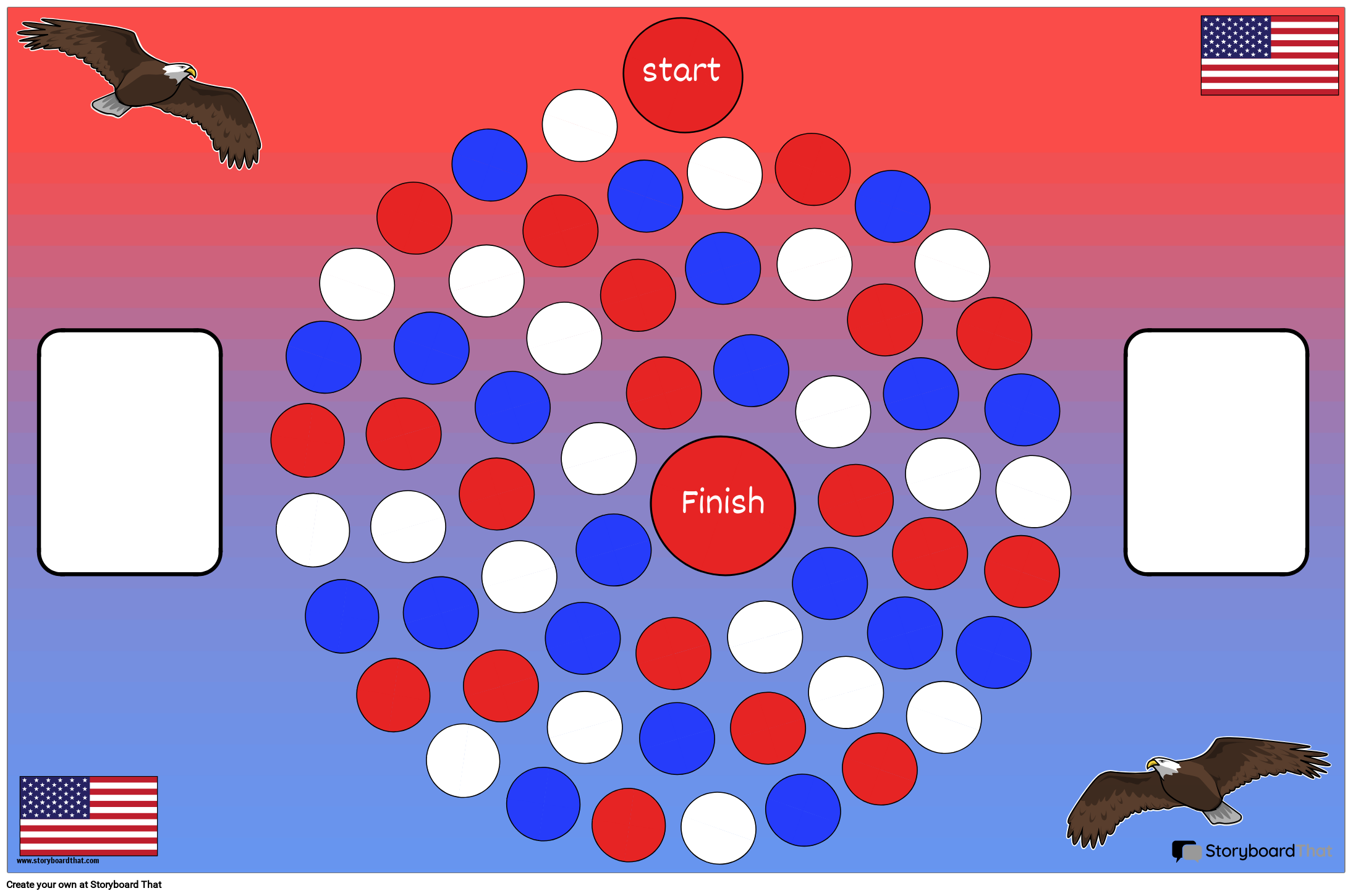 Patriotic Game Board Storyboard par no-examples