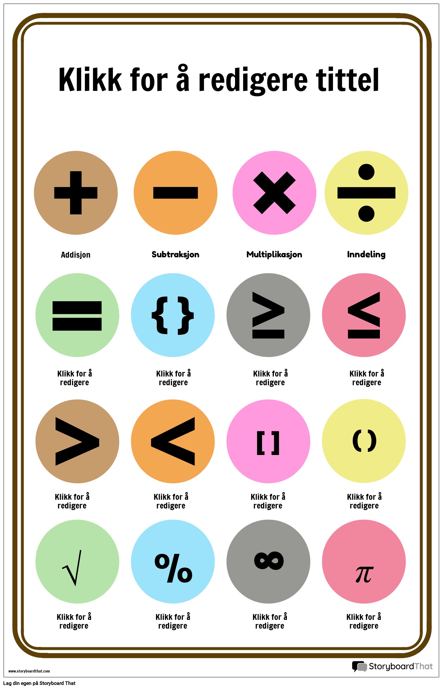 Matematiske Symboler