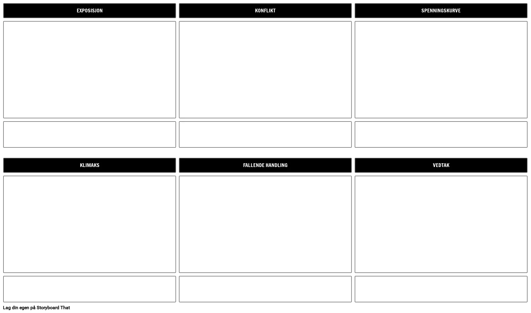Plotdiagrammal 16x9 Storyboard By No Examples