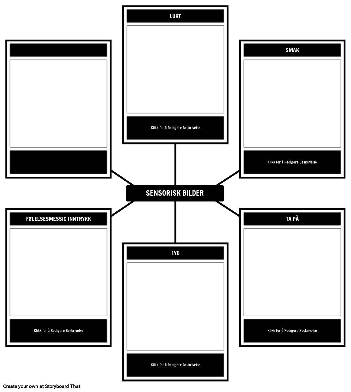 Sensory Imagery I Memory Exercise Template Storyboard sensory-imagery-i-memory-exercise-template-storyboard