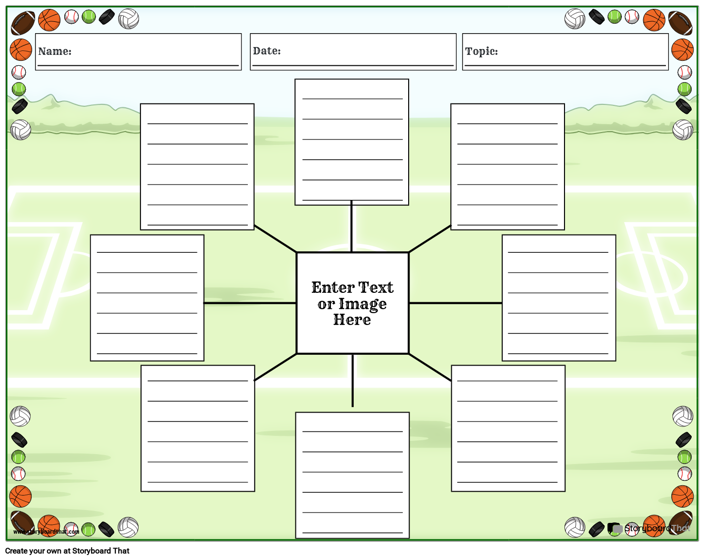 Spider Map Color Landscape 7 Storyboard av no-examples