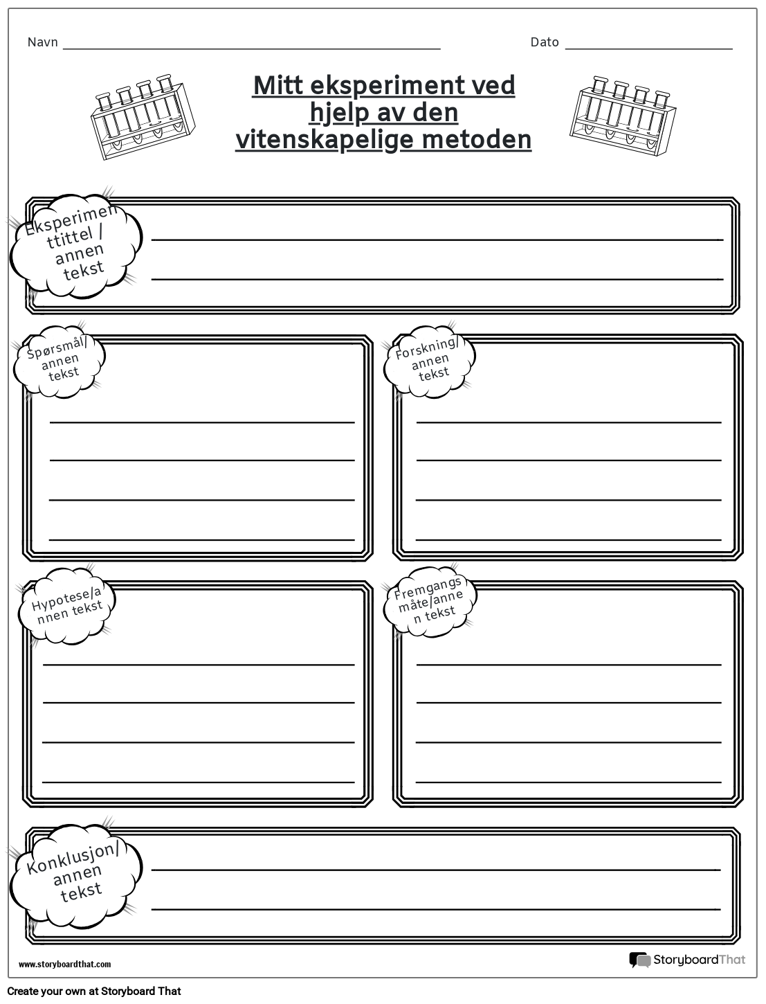 Vitenskapelig Metode 3 Storyboard av no-examples