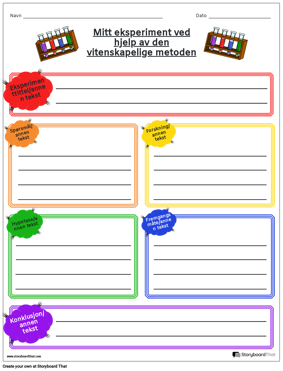 Vitenskapelig Metode 4 Storyboard por no-examples