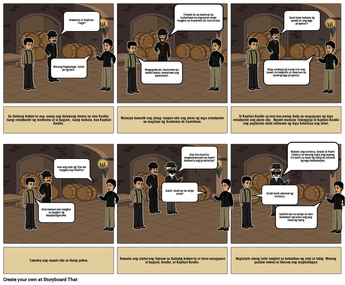 el filibusterismo Storyboard por norman_garcia
