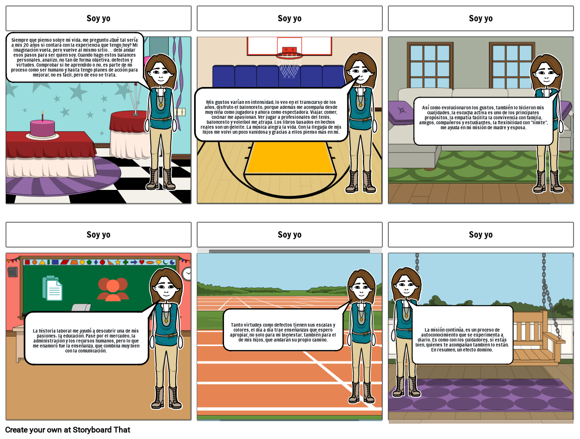 Soy yo Storyboard by nrrivera
