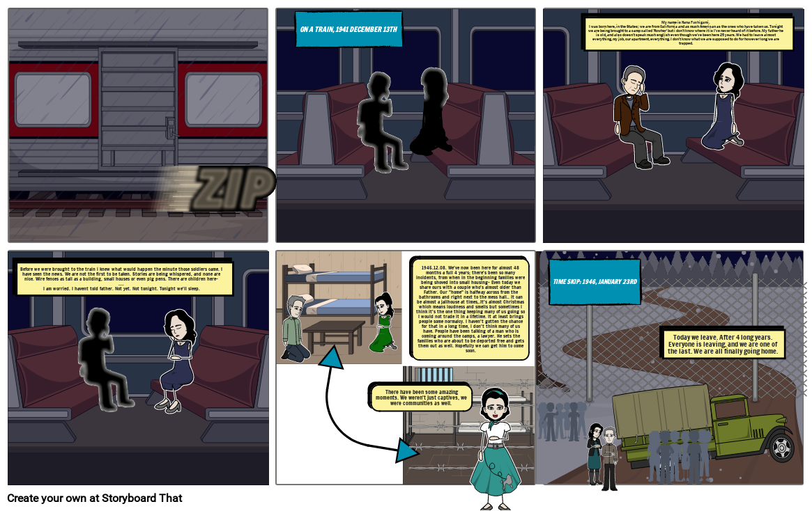 Asian American Final Project Storyboard by oiuytrew135
