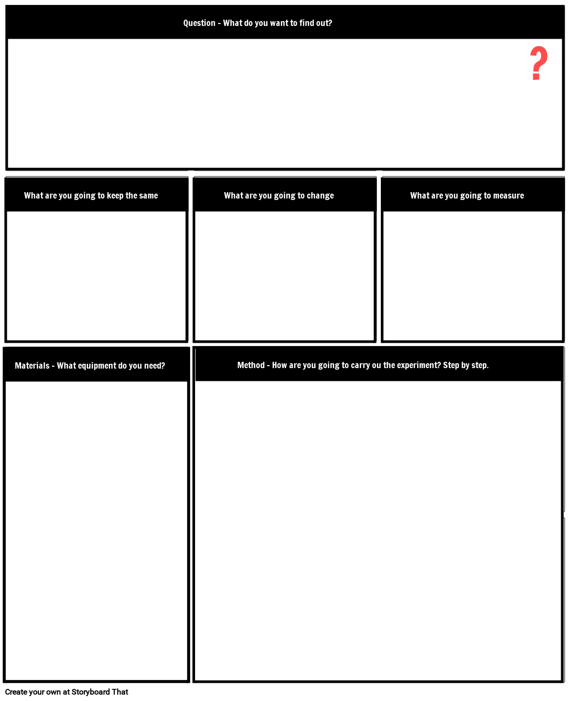 Experimental design Storyboard por oliversmith Experimental design Storyboard por oliversmith