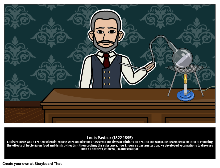 Louis Pasteur: French Scientist Storyboard by oliversmith