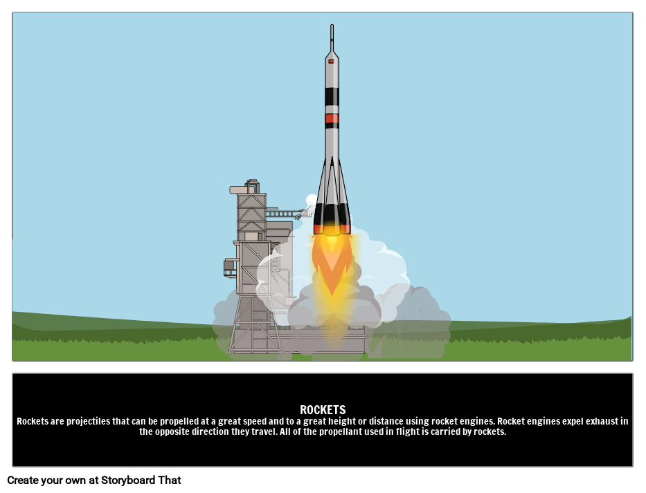 Rocket Flight Storyboard by oliversmith