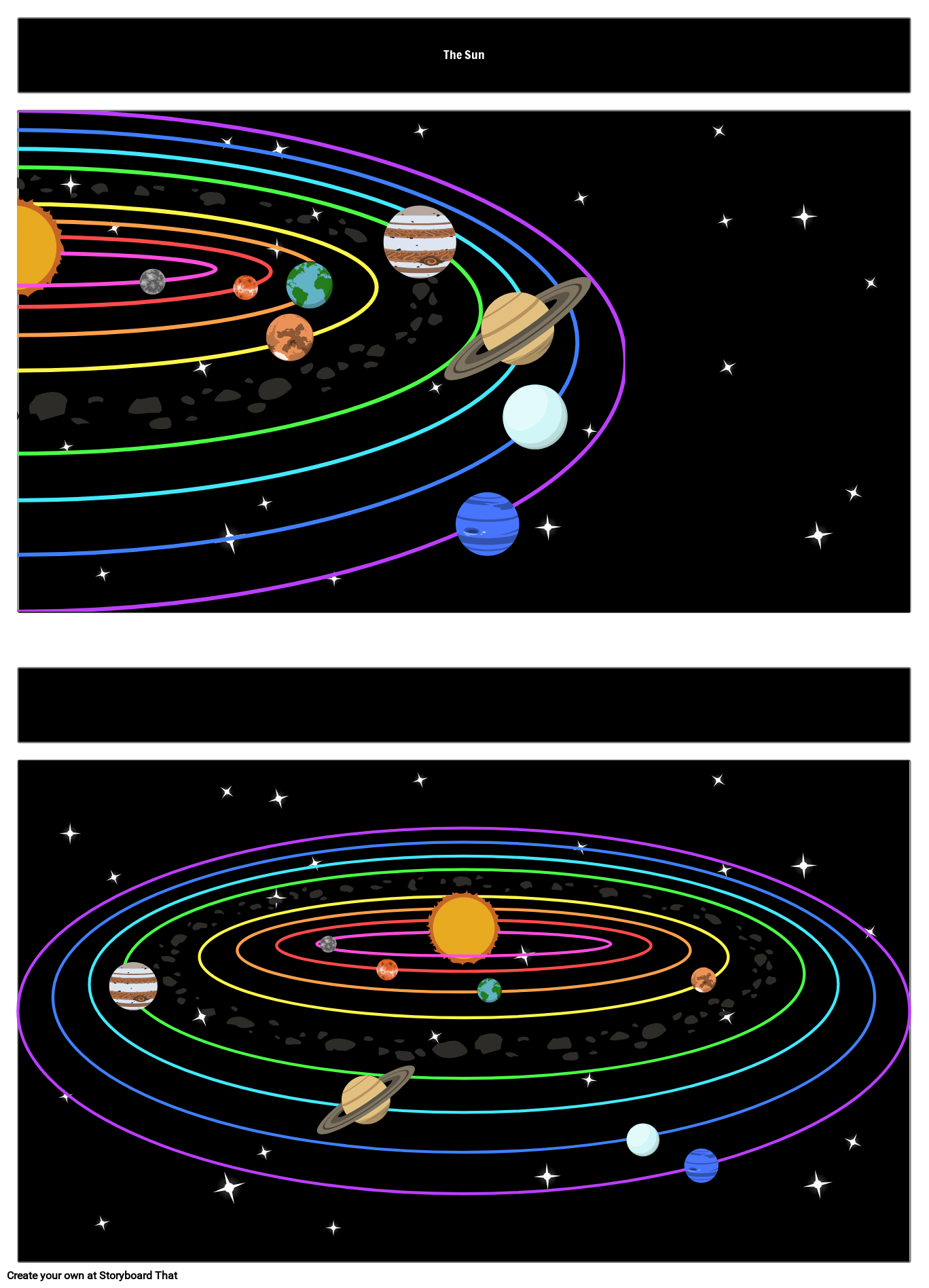 Solar System Storyboard by oliversmith