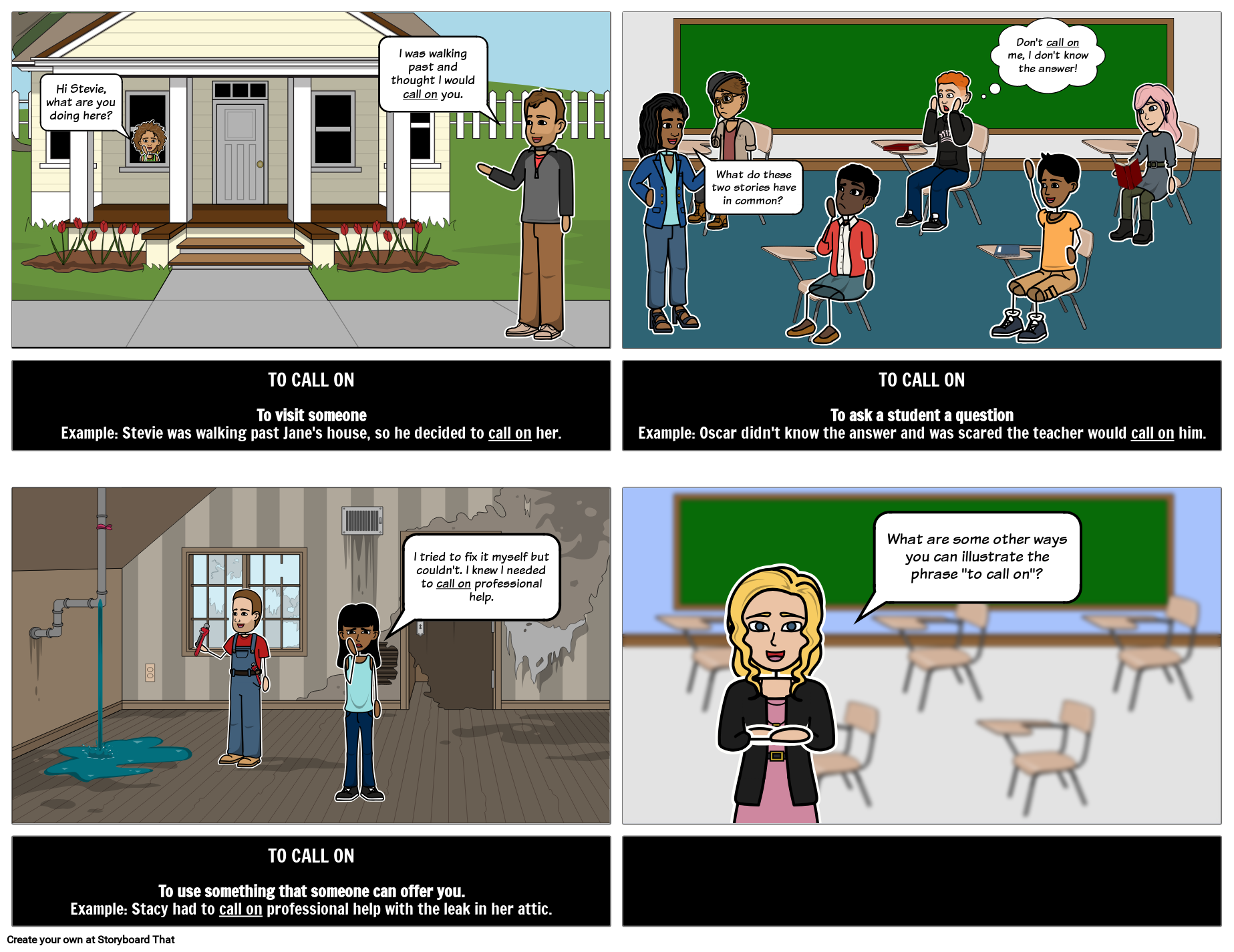 To Call On Storyboard by oliversmith