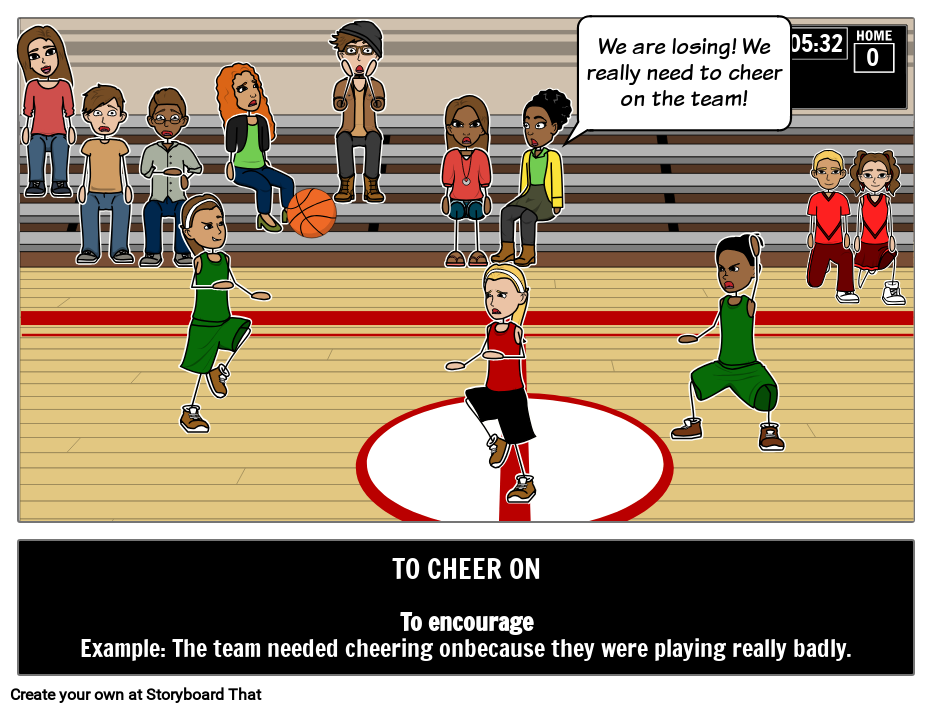 To Cheer On Storyboard by oliversmith