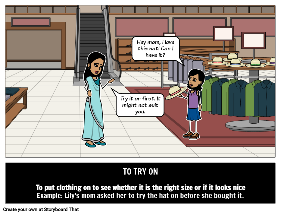 To Try On Storyboard Taraf ndan Oliversmith