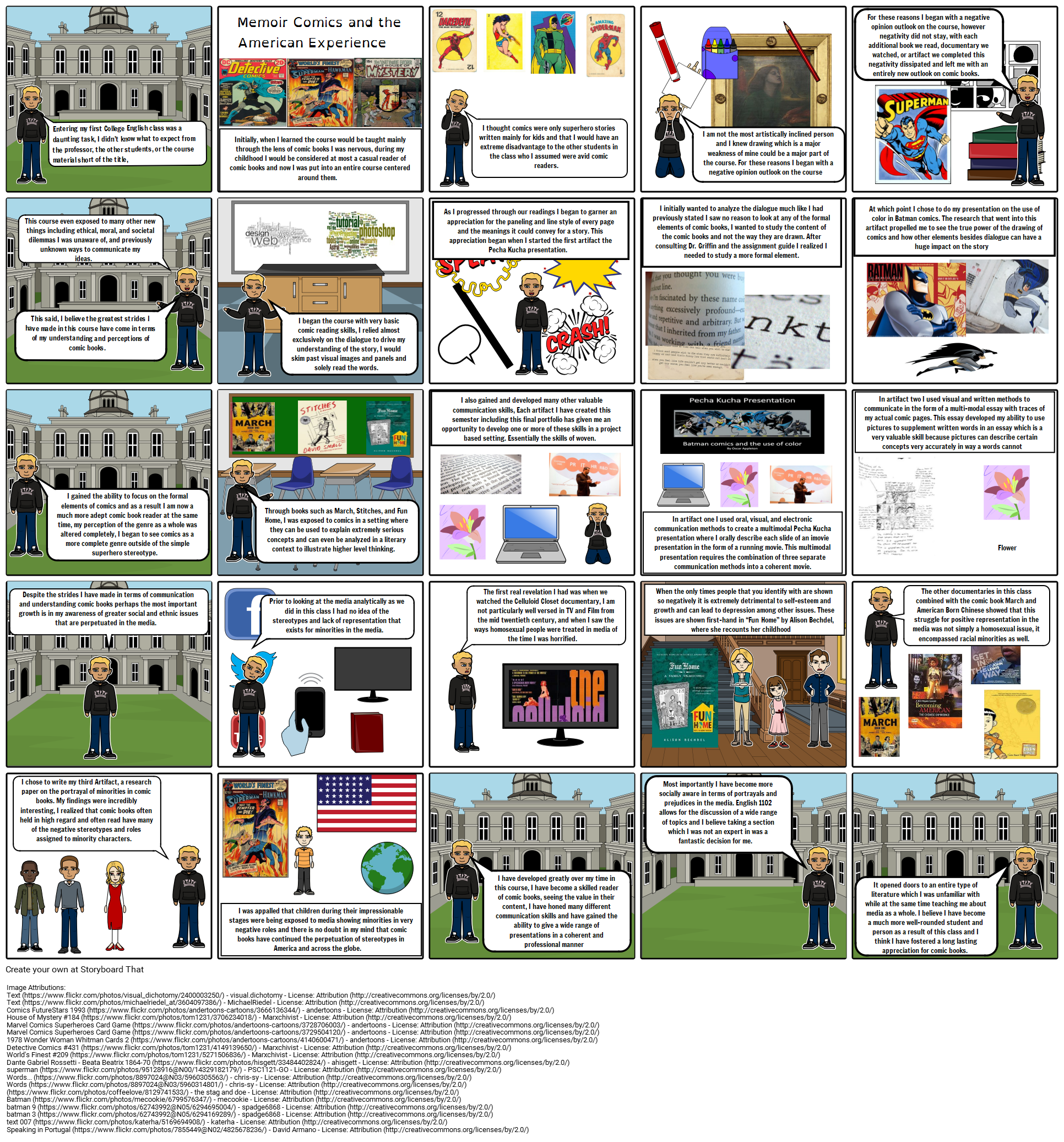 English Portfolio Project Storyboard af oscarappleton