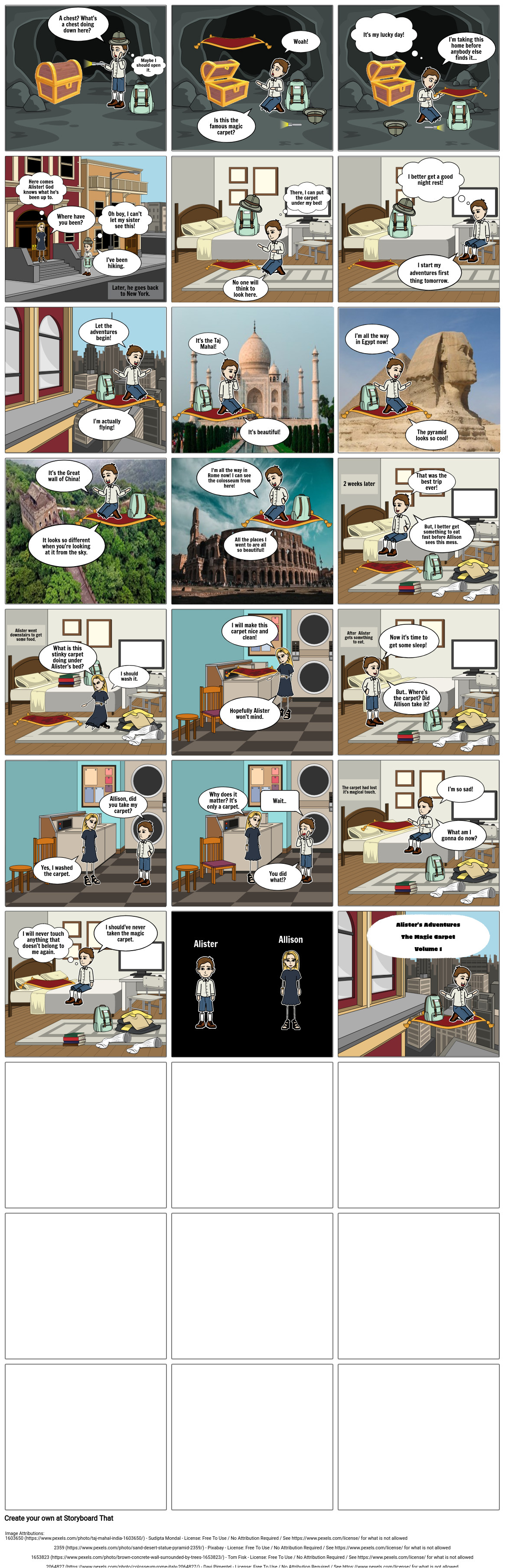comic strip2 Storyboard by pambafi