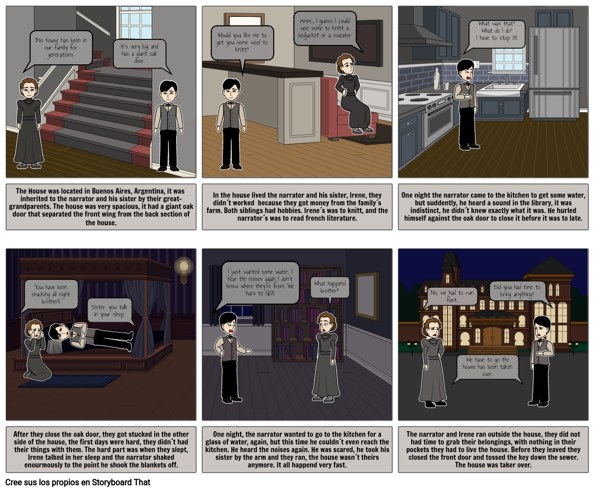 House Taken Over Storyboard by paolatipa