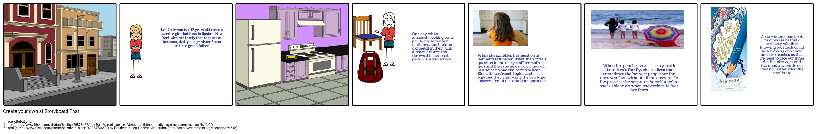 All the Answers by Kate Messner Storyboard por patriciacouzi