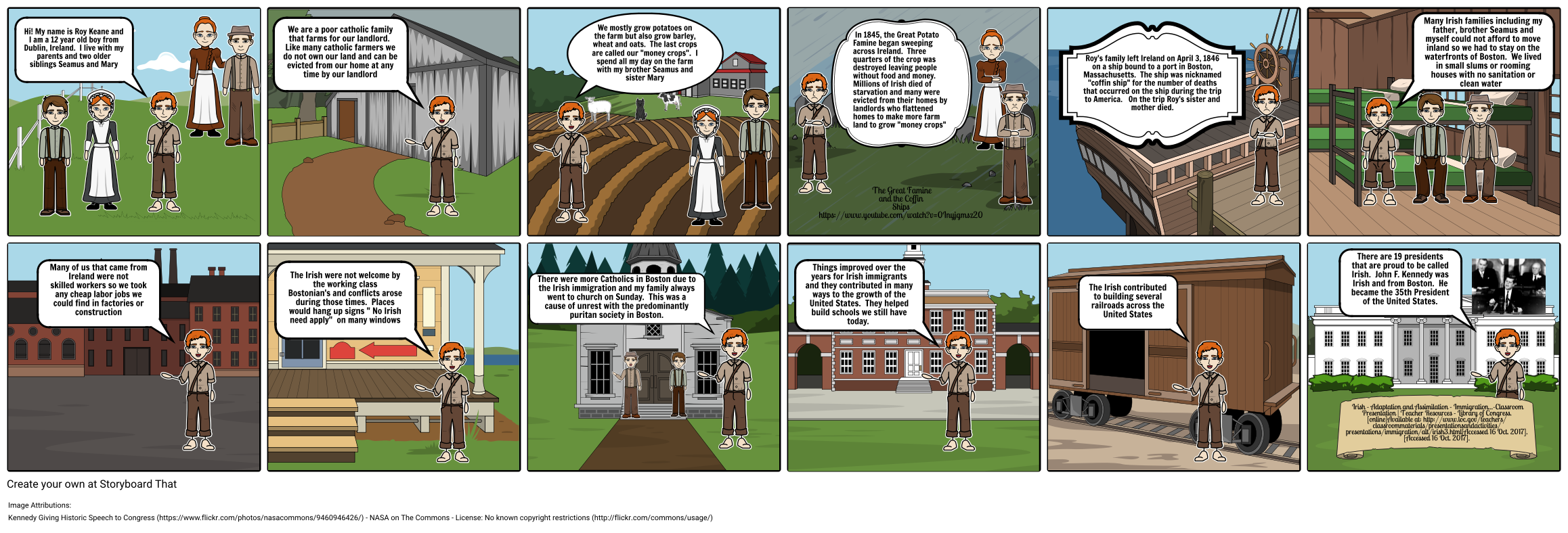 Immigration Slide Show PJ Benites Storyboard by pbenites