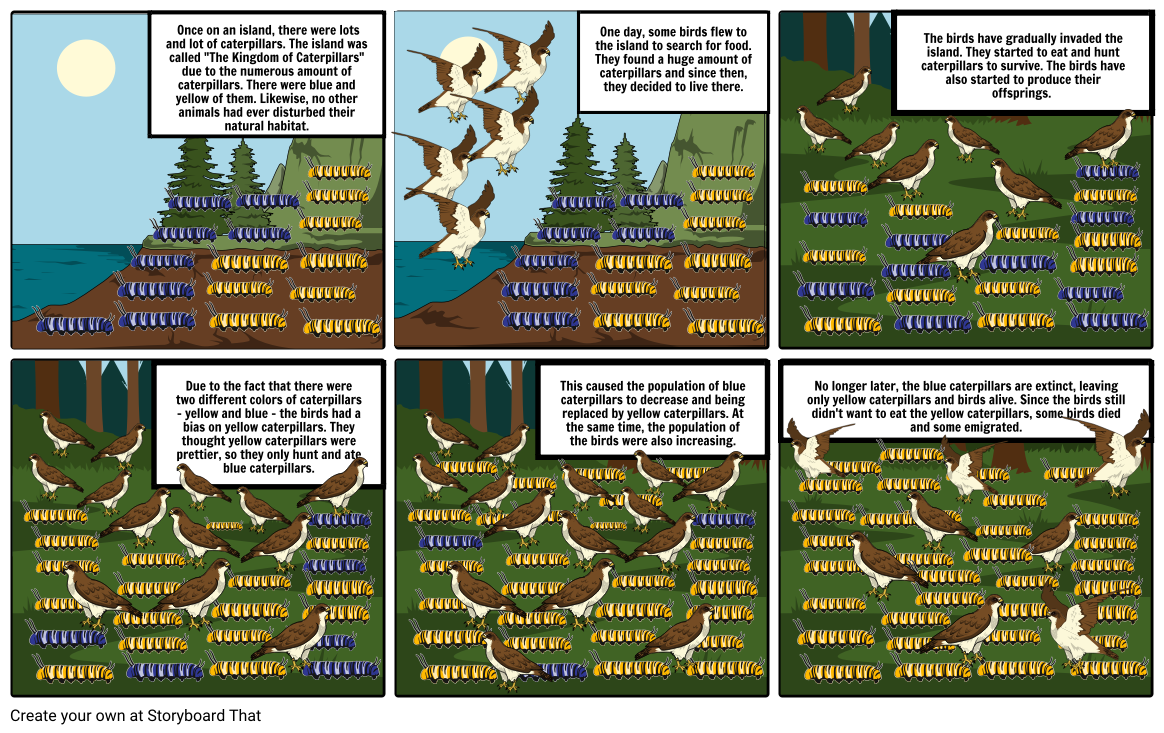 Natural Selection Storyboard par pchen64105